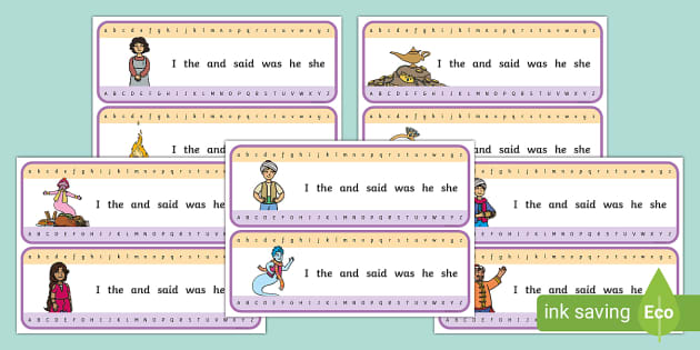 FREE! - Aladdin Alphabet Strips (teacher made) - Twinkl