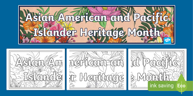 Asian American and Pacific Islander Heritage Month Banner