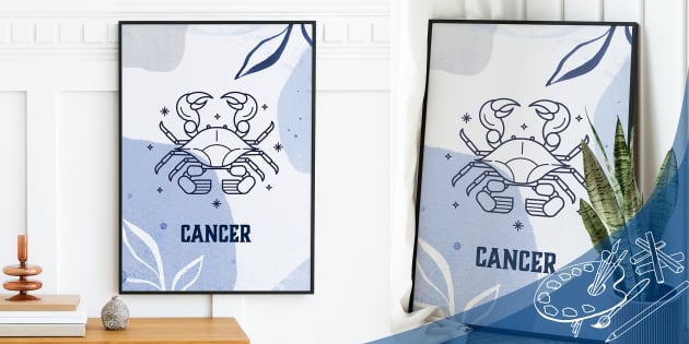 Cancer Zodiac Star Sign Poster | Twinkl Art Gallery - Twinkl