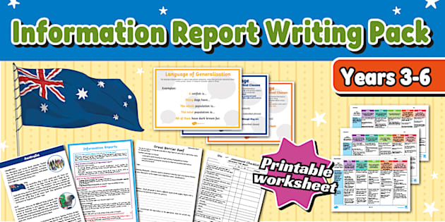 Information Report Pack | Examples of Informational Writing