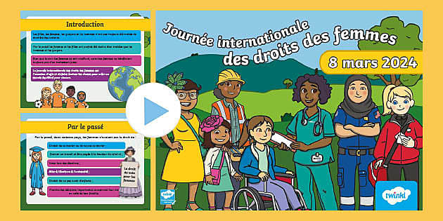 Journée internationale des droits des femmes - PowerPoint