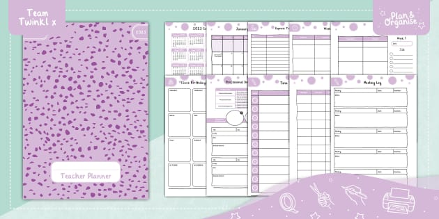 Purple Australian Teacher Planner | Twinkl - Twinkl