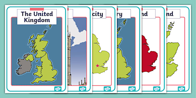 Geo Wonderers KS1 The UK Display Posters Lesson Three