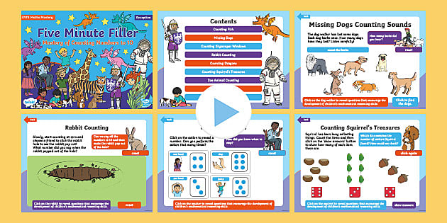 EYFS Five Minute Filler Counting PowerPoint 1 (Reception) EYFS Five Minute Filler Counting PowerPoint 1 (Reception)
