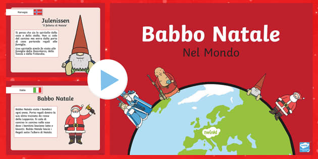 FREE! - Babbo Natale Nel Mondo (teacher made) - Twinkl