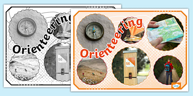Orienteering Photo Display Poster (teacher made) - Twinkl