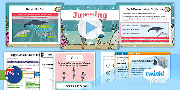 Under the Sea Lesson 4 – Jumping (l'enseignant a fait)