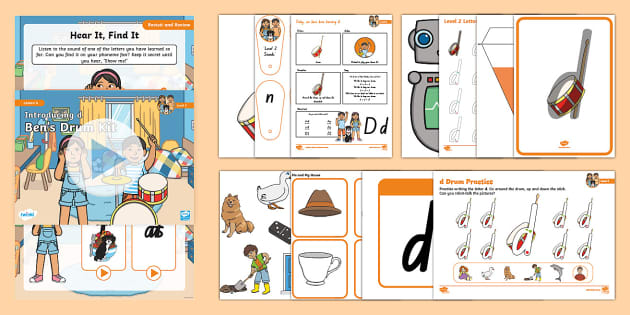 Twinkl Phonics: Level 2: Week 2: 'd' Lesson Pack (Lesson 4)