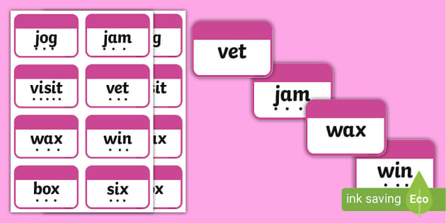 Phonics Level 3 Decodable Double-Sided Flashcards - EYFS