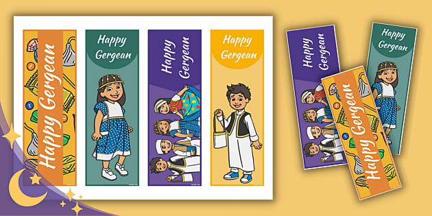 Gergean Printable Bookmarks (Hecho por educadores) - Twinkl