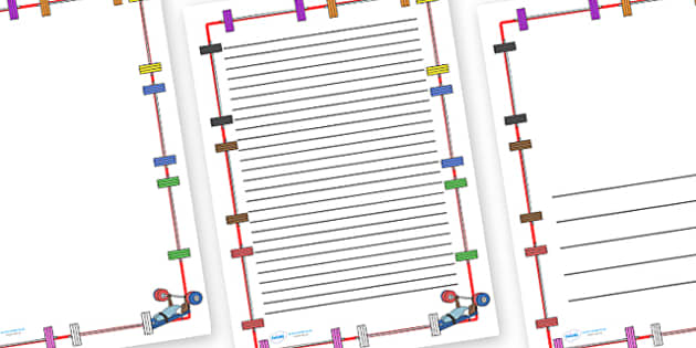 The Paralympics Powerlifting Page Borders (teacher made)