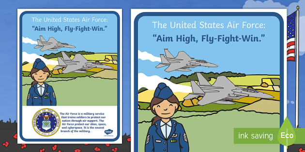 The United States Air Force Poster (teacher made) - Twinkl