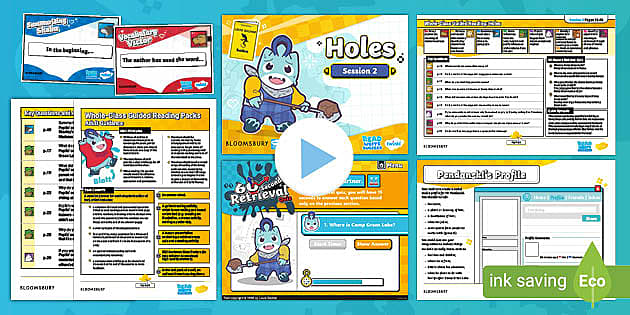 UKS2 Holes Whole-Class Guided Reading Pack 2 (teacher made)