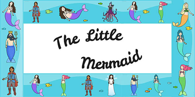 The Little Mermaid Display Borders (teacher made) - Twinkl