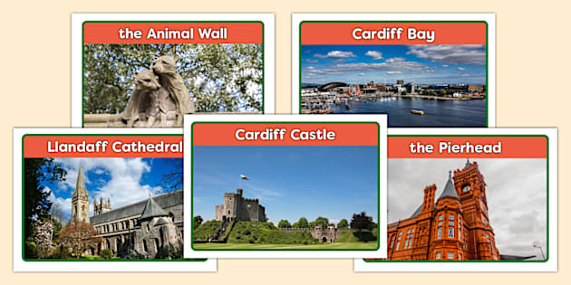 Originals First Words Photo Pack: Cardiff - Twinkl