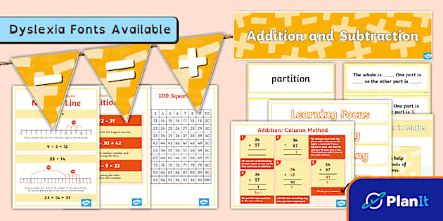 PlanIt Maths Year 3 Addition and Subtraction Display Pack