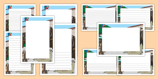 Zoo Trip Senses Writing Frames (teacher made) - Twinkl