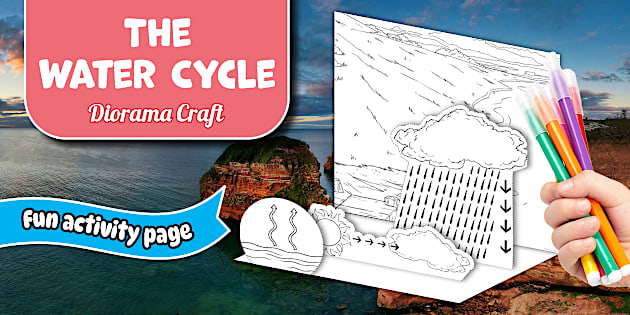 * NEW * The Water Cycle - Diorama Craft