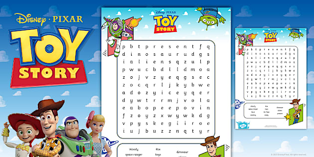 Toy Story Word Search - KS1 | Disney | Teacher-Made