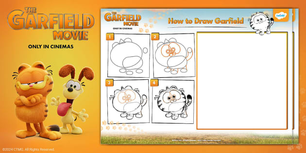 FREE! - How to Draw Garfield | Sony Pictures | The Garfield Movie