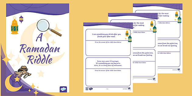 A Ramadan Riddle (teacher made) - Twinkl