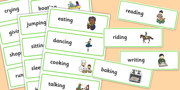 Two Syllable Final 'ng' Sound Word Cards (teacher made)
