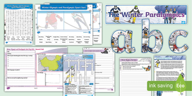 Winter Paralympics Literacy Pack (teacher made) - Twinkl
