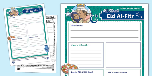 Eid Al-Fitr Non-Chronological Report Template (teacher made)