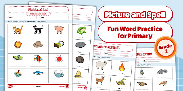 Picture and Spell: Fun Word Practice for Primary