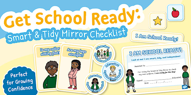 Get School Ready: Smart & Tidy Mirror Checklist