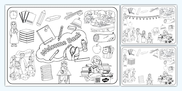 Back to School Doodle Sheet