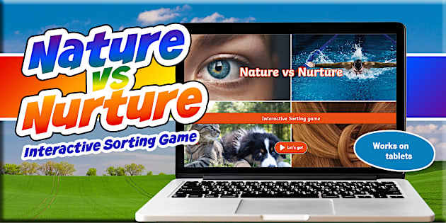 Nature vs Nurture Interactive Sorting Game