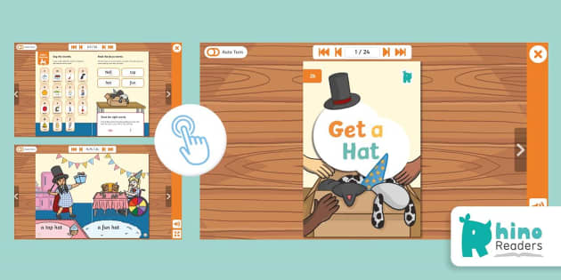 Level 2b Decodable Readers: Get a Hat (teacher made)