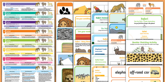 EYFS Safari Activity Planning and Continuous Provision Ideas Resource Pack