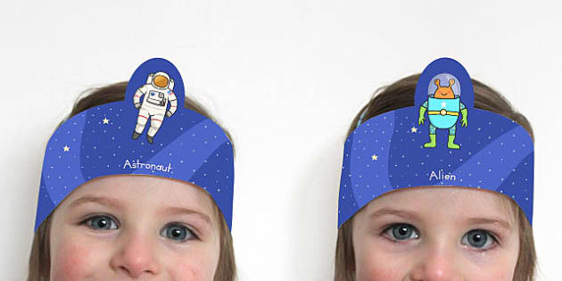 Astronaut and Alien Role Play Headbands (Teacher-Made)