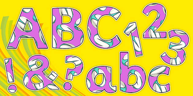 Rio 2016 Olympics Rugby Display Letters and Numbers Pack - rio olympics ...