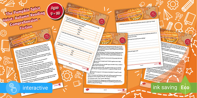 The Pumpkin Spice Heist - Reading Comp Y5 (teacher made) The Pumpkin Spice Heist - Reading Comp Y5 (teacher made)