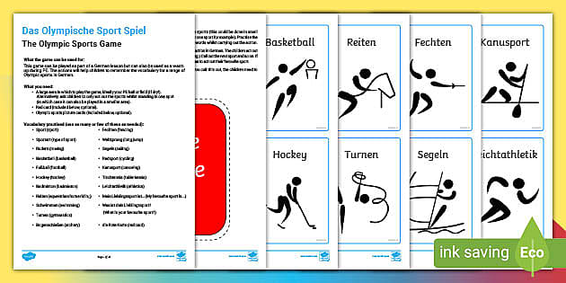 Olympic Sports for Kids | German Language | Twinkl - Twinkl