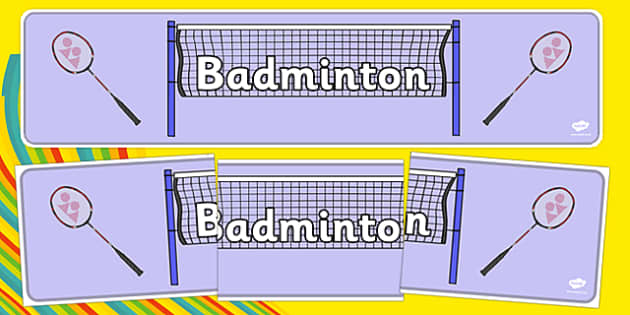 FREE! - Rio 2016 Olympics Badminton Display Banner