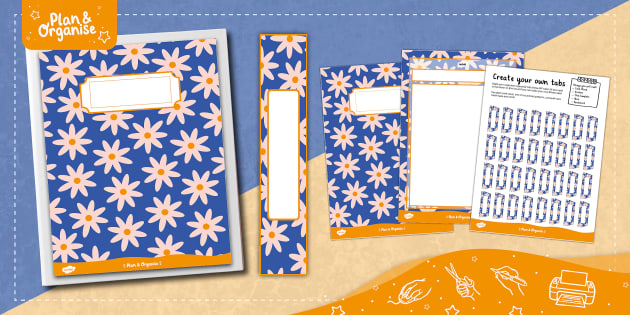 Blue Daisy | Personalised Binder Pack (teacher made)