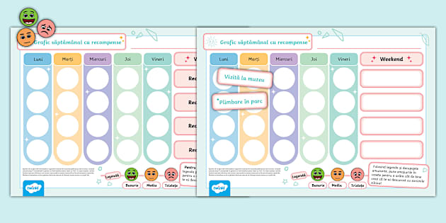 Grafic de recompense – Activitate CES - Twinkl Grafic de recompense – Activitate CES - Twinkl