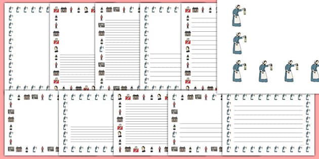 FREE! - Florence Nightingale Page Borders (teacher made)