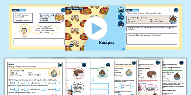 👉 Year 6 Diving into Mastery: Step 10 Recipes - Twinkl
