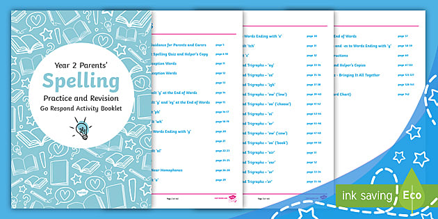 KS1 SATs Spelling List and Revision - Activity Booklet