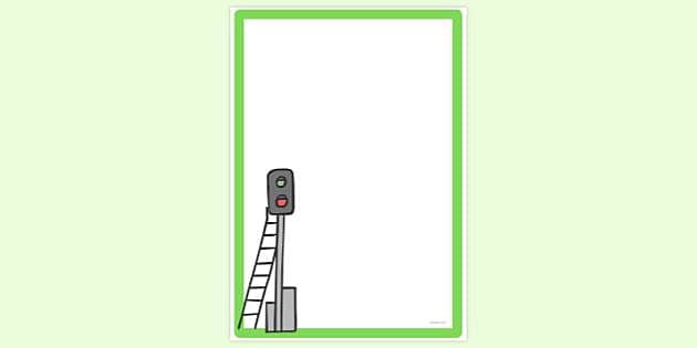 FREE! - Signal Page Border | Page Borders | Twinkl - Twinkl