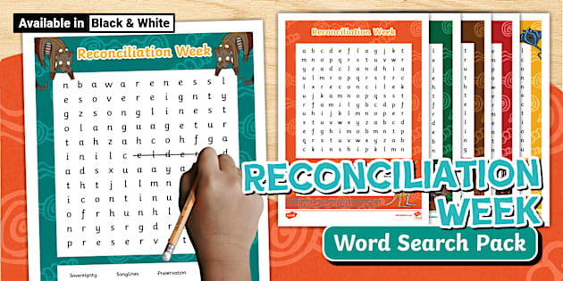 Reconciliation Week Word Search Pack