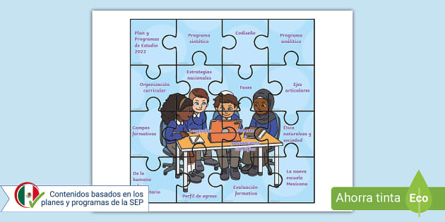 * NEW * Rompecabezas: Plan de Estudios 2022 - NEM - Twinkl