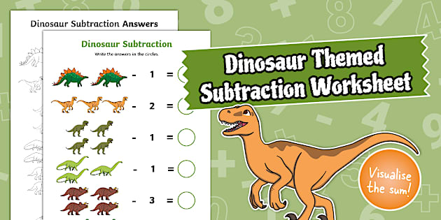 * NEW * Subtraction with pictures for kindergarten | Worksheets