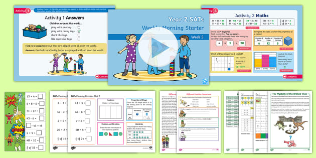 Year 2 SATs Survival Weekly Bumper Pack 5 (teacher made)