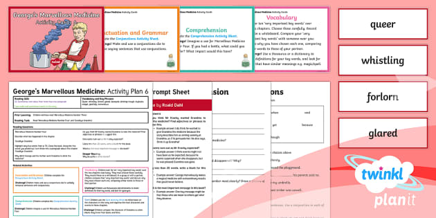 George’s Marvellous Medicine Guided Reading 6 Y3 to Support Teaching On